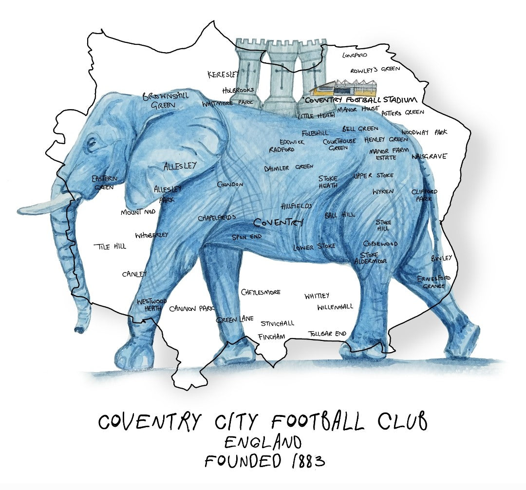 Coventry City Football Club Print – jh-football-prints