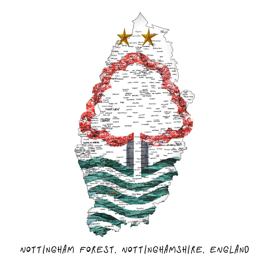 Nottingham Forest Football Club Print (1) – jh-football-prints