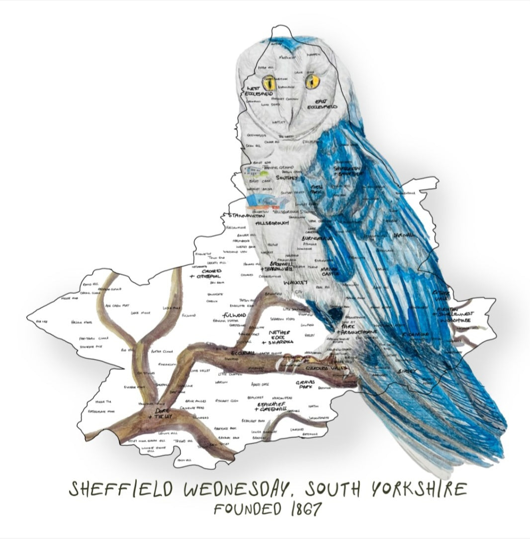 Sheffield Wednesday Football Club Print – jh-football-prints